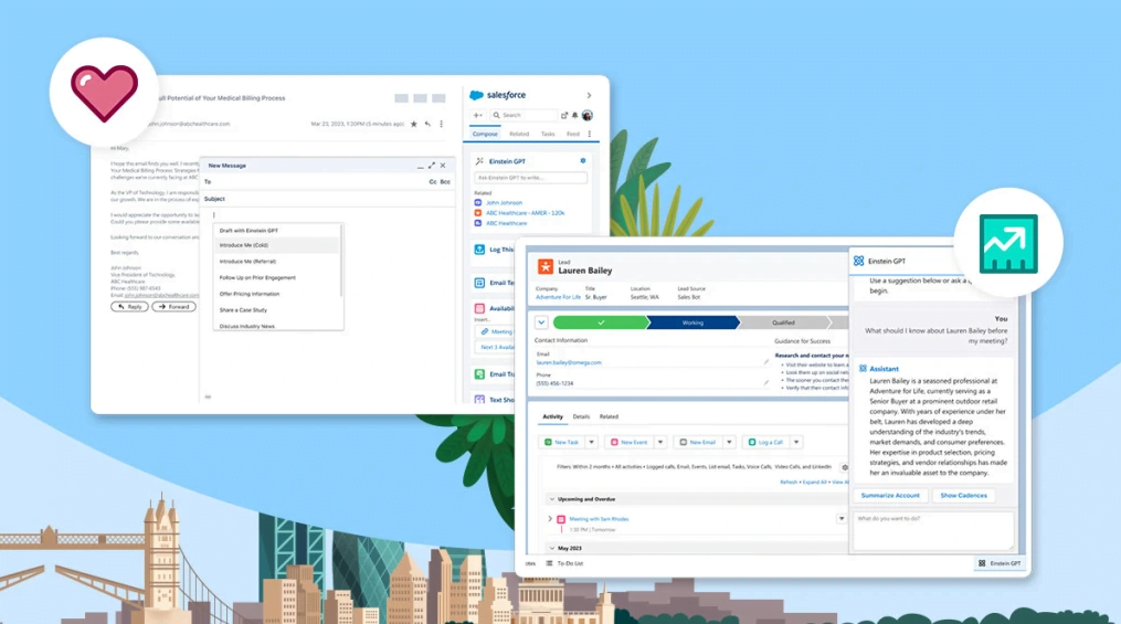 Salesforce führt neue KI-Funktionen für seine Plattformen ein